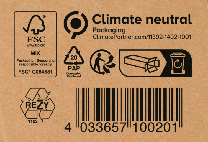 Kennzeichnungspflicht Papierverpackung mit PAP 20 oder PAP 21 ...