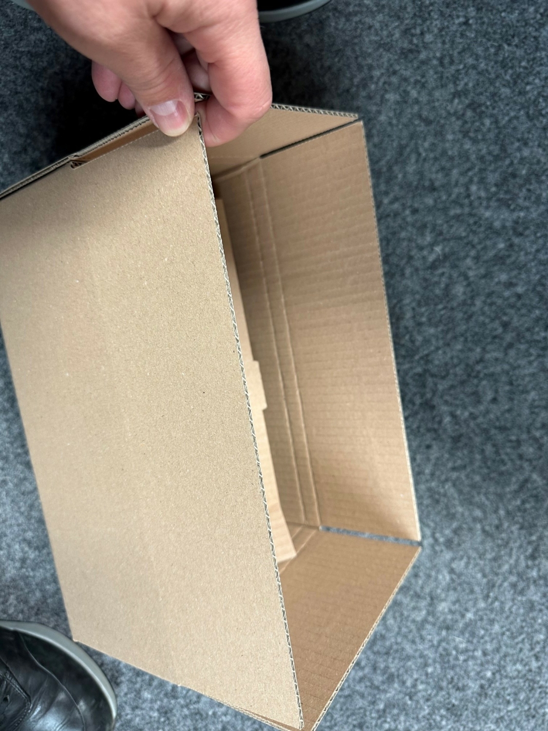 Wellpappen Faltkarton Fefco 0701 mit Höhenriller - Verpackungs- und ...