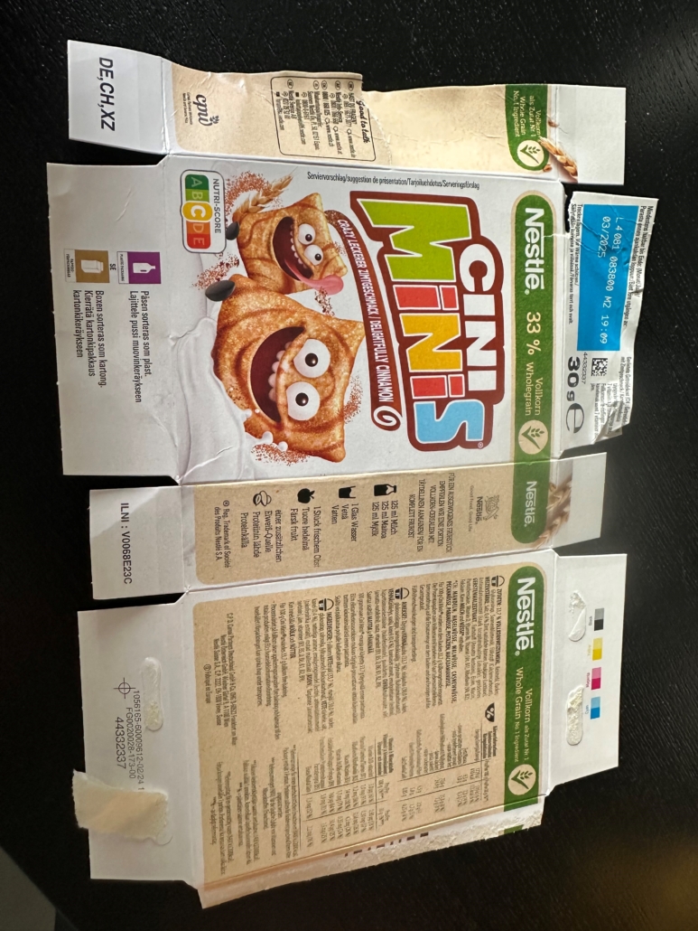 Entstehung einer Lebensmittelverpackung aus Karton - Verpackungs- und ...